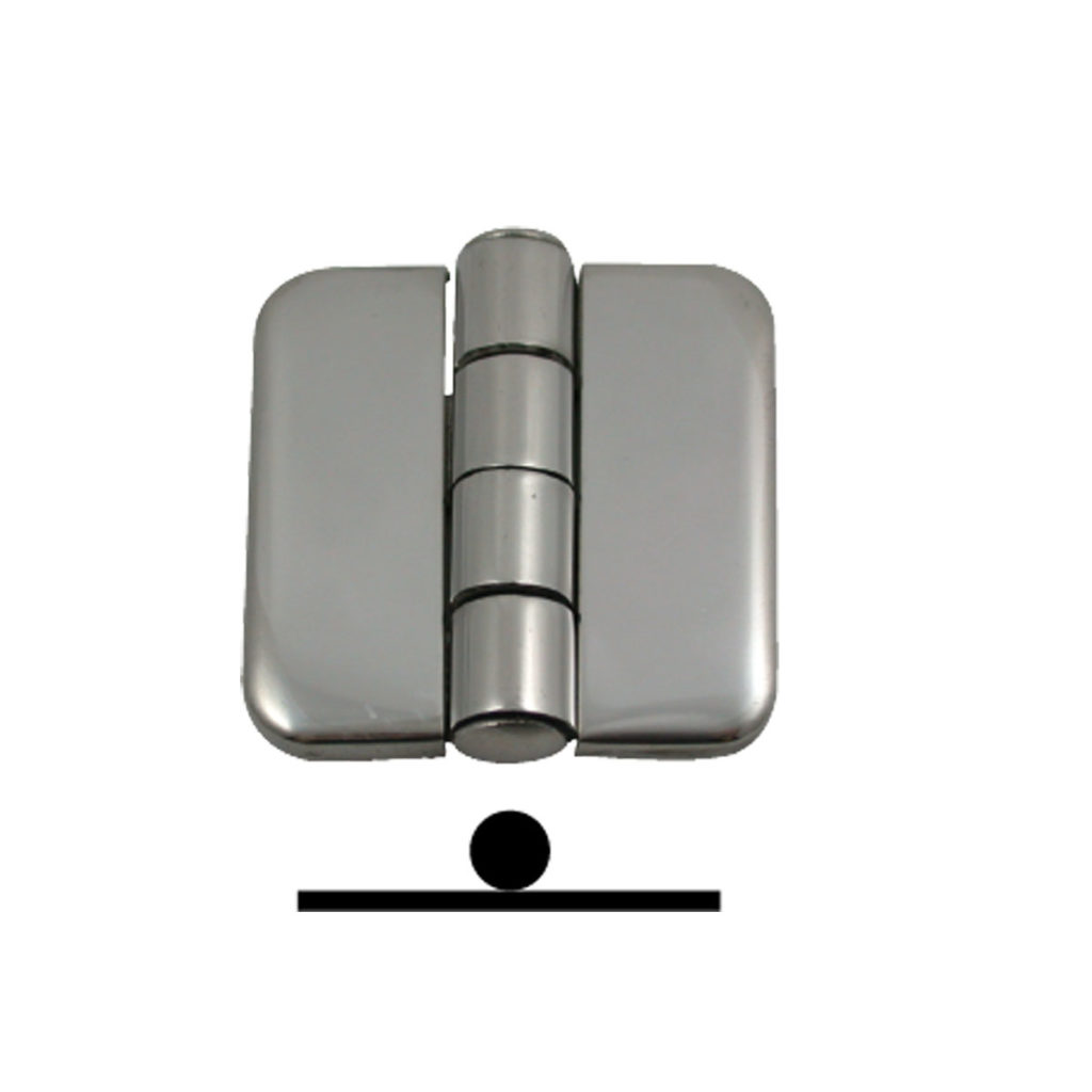 Marine Town® Covered Hinges - Stainless Steel - BLA