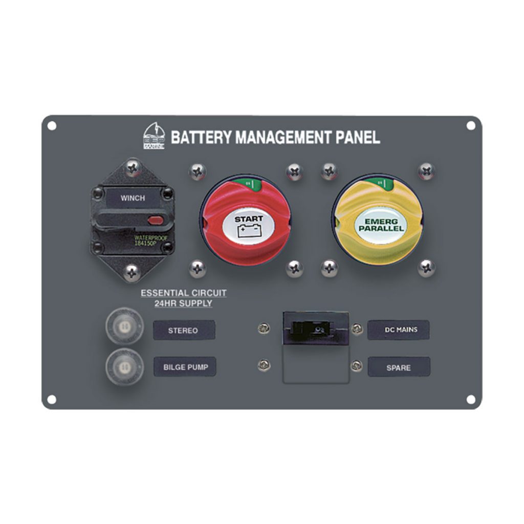 BEP Battery Management Panel - Type Four Single Engine Two Battery ...